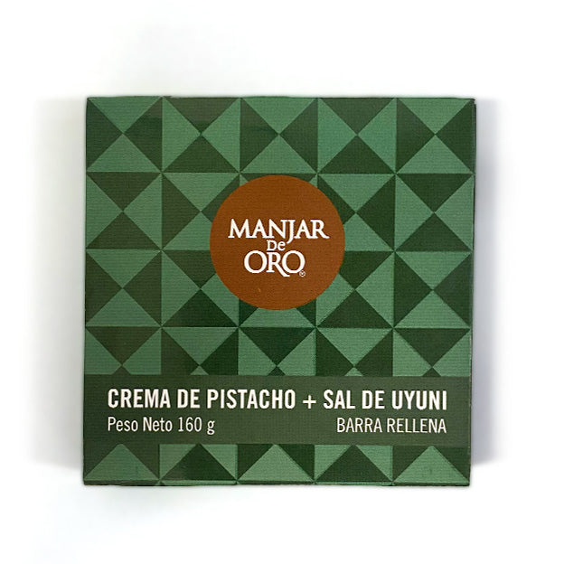 Crema de Pistacho + Sal de Uyuni– Manjar de Oro